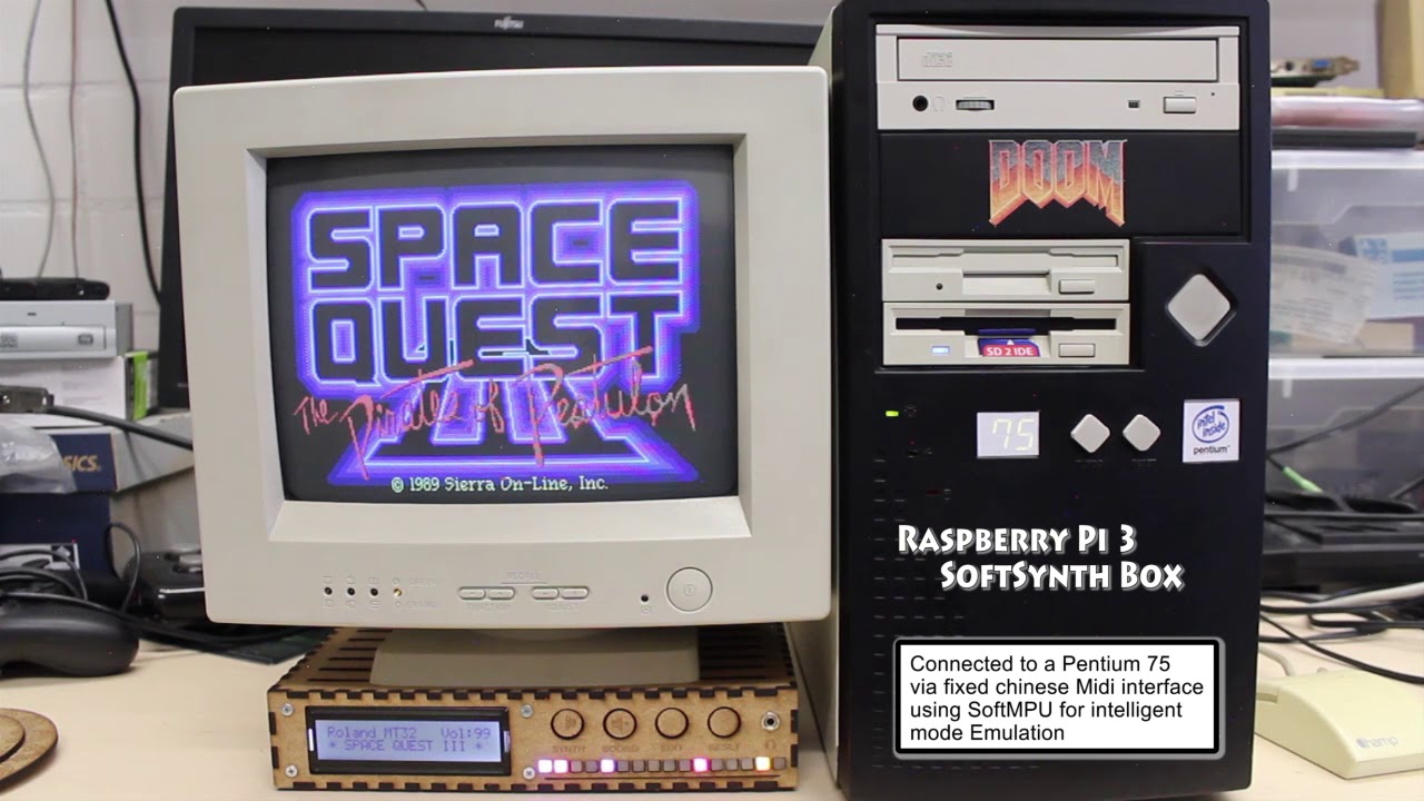 Raspberry 3 Synth Box Demo - YouTube