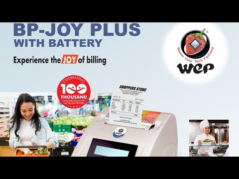 #WEP BP JOY PLUS WITH BATTERY @ AFFORDABLE PRICE #Billing Machine ...
