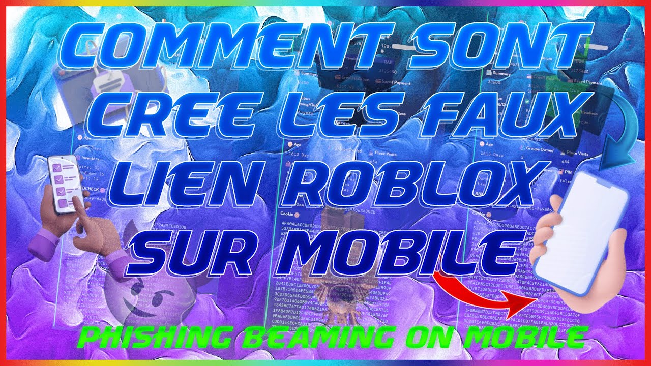 COMMENT sont CRÉÉ les FAUX LIEN ROBLOX sur MOBILE ? 📲 (BEAMING ...