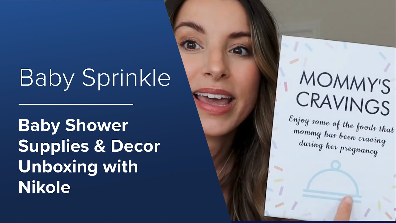 Custom Baby Sprinkle Ideas & Decorations: Unboxing with Nikole from ...