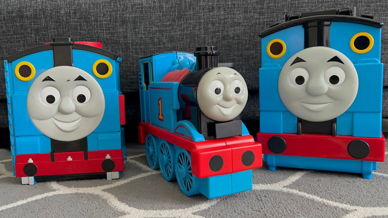THOMAS CARRY CASE WITH THOMAS AND FRIENDS DIECAST MAGNET MATTEL - YouTube