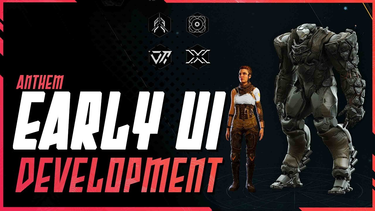 Anthem Early UI Design \\ Game Development - YouTube