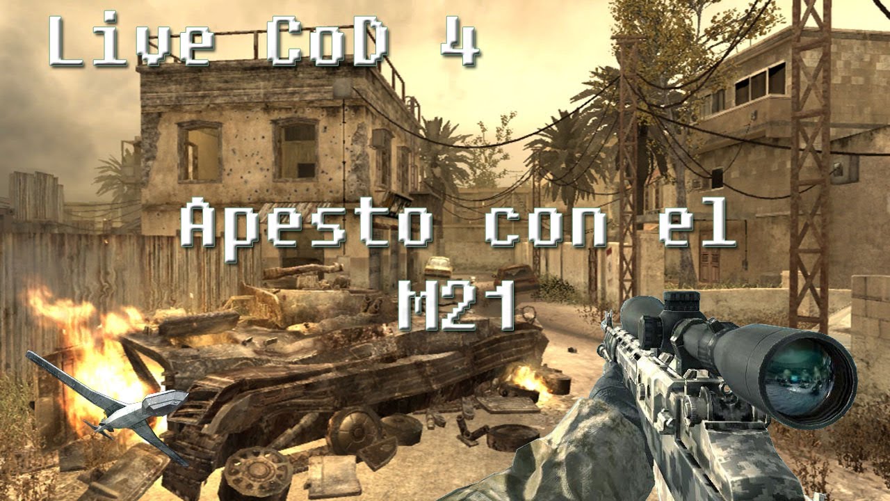 Apesto con el m21 Live CoD 4 PC - YouTube