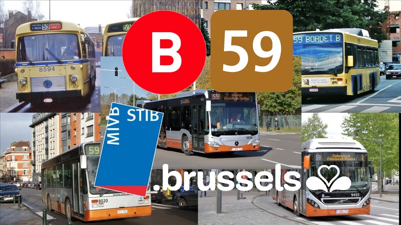 LIGNE : Bus 59 De La STIB - YouTube