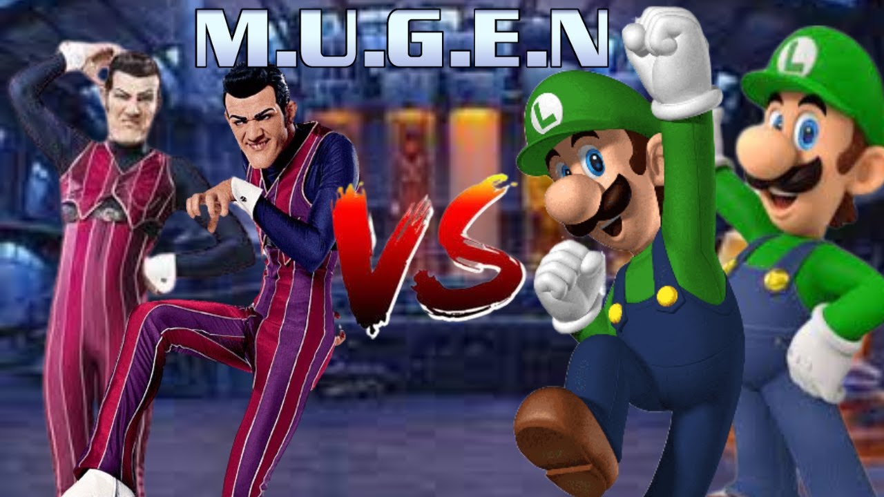Mugen: Super Robbie Rotten and SM853 Robbie Rotten vs Super Luigi and ...