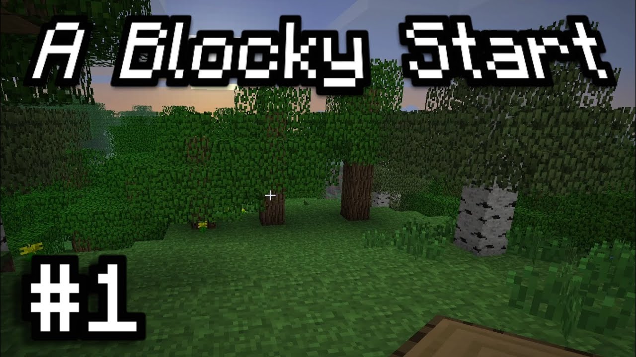 Minecraft Beta 1.7.3 Let’s Play - A Blocky Start (#1) - YouTube