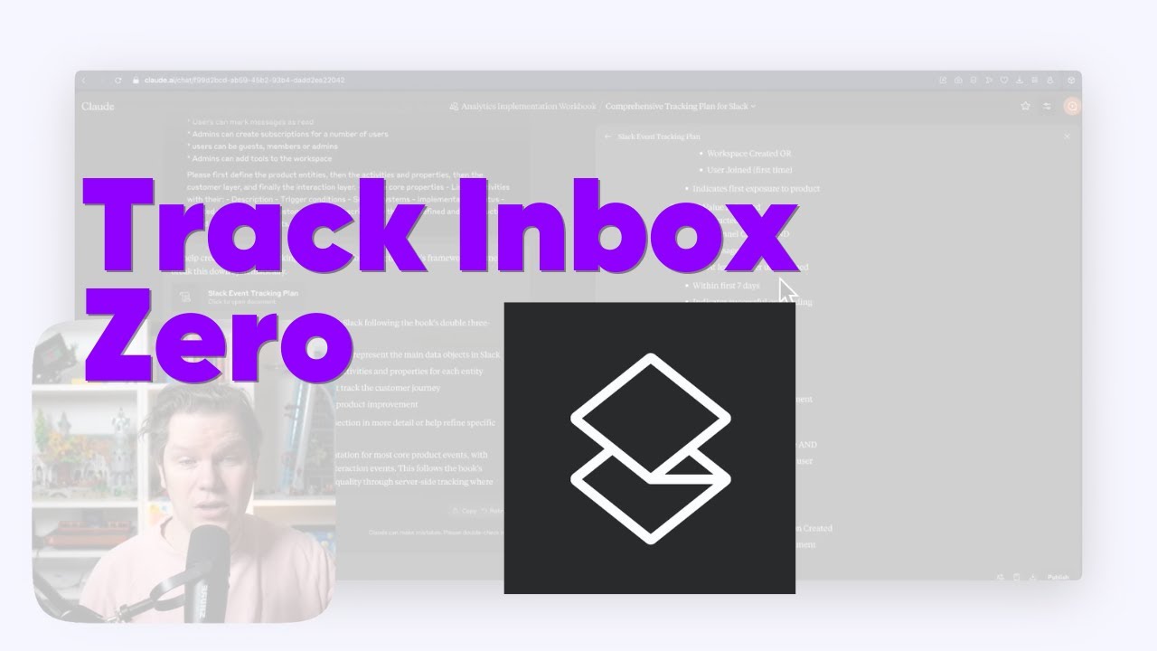 Build a tracking plan around one core feature - Inbox Zero in Superhuman - YouTube