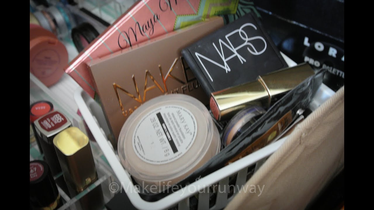 Weekly Makeup Basket + Shop My Makeup 6 - YouTube