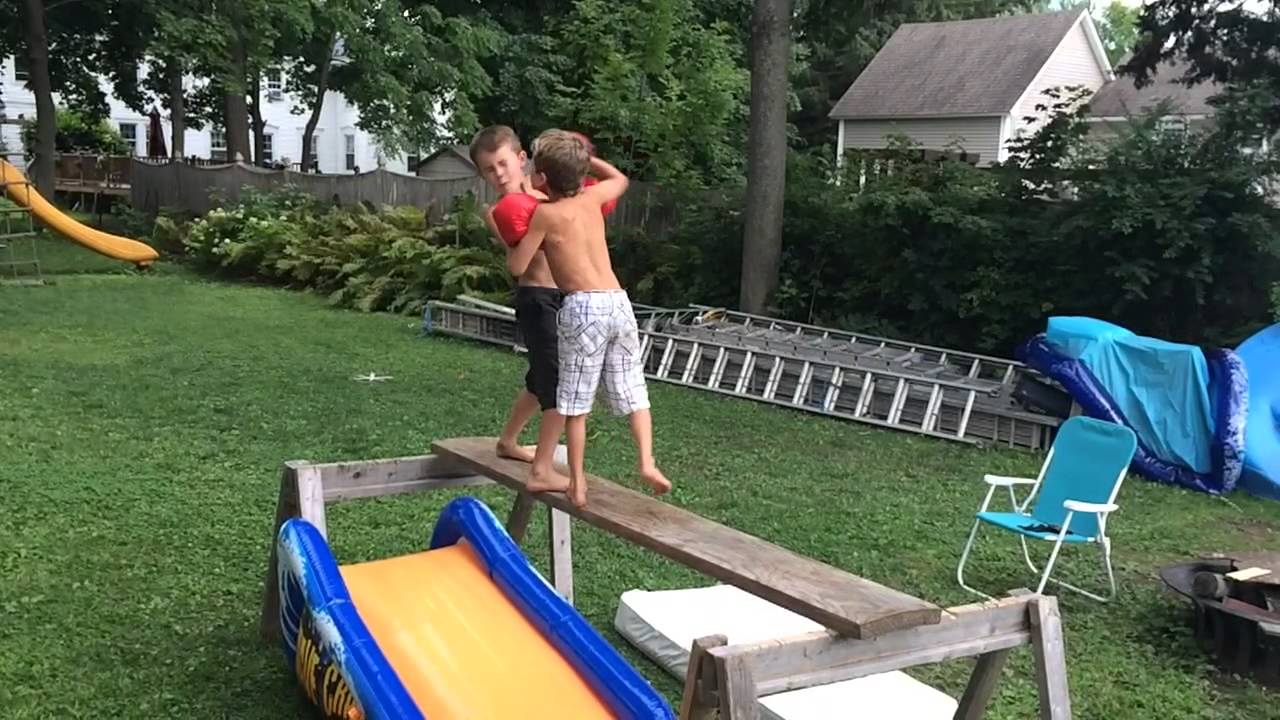 Backyard boxing - YouTube
