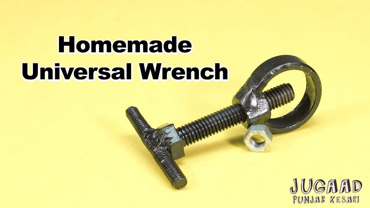 How to Make a Homemade Universal Wrench - YouTube
