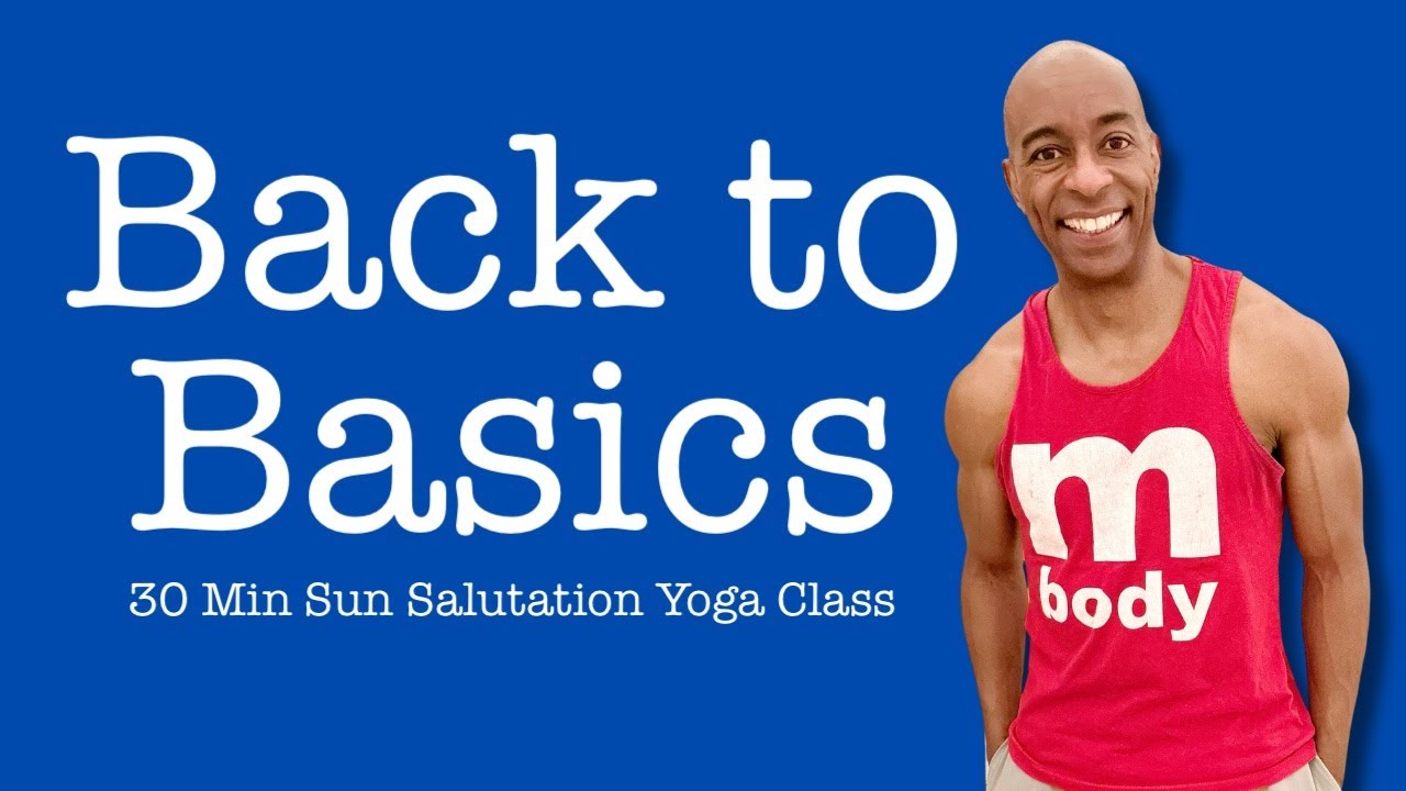 30 Min Soft Flow Yoga: Sun Salutations for Beginners - YouTube