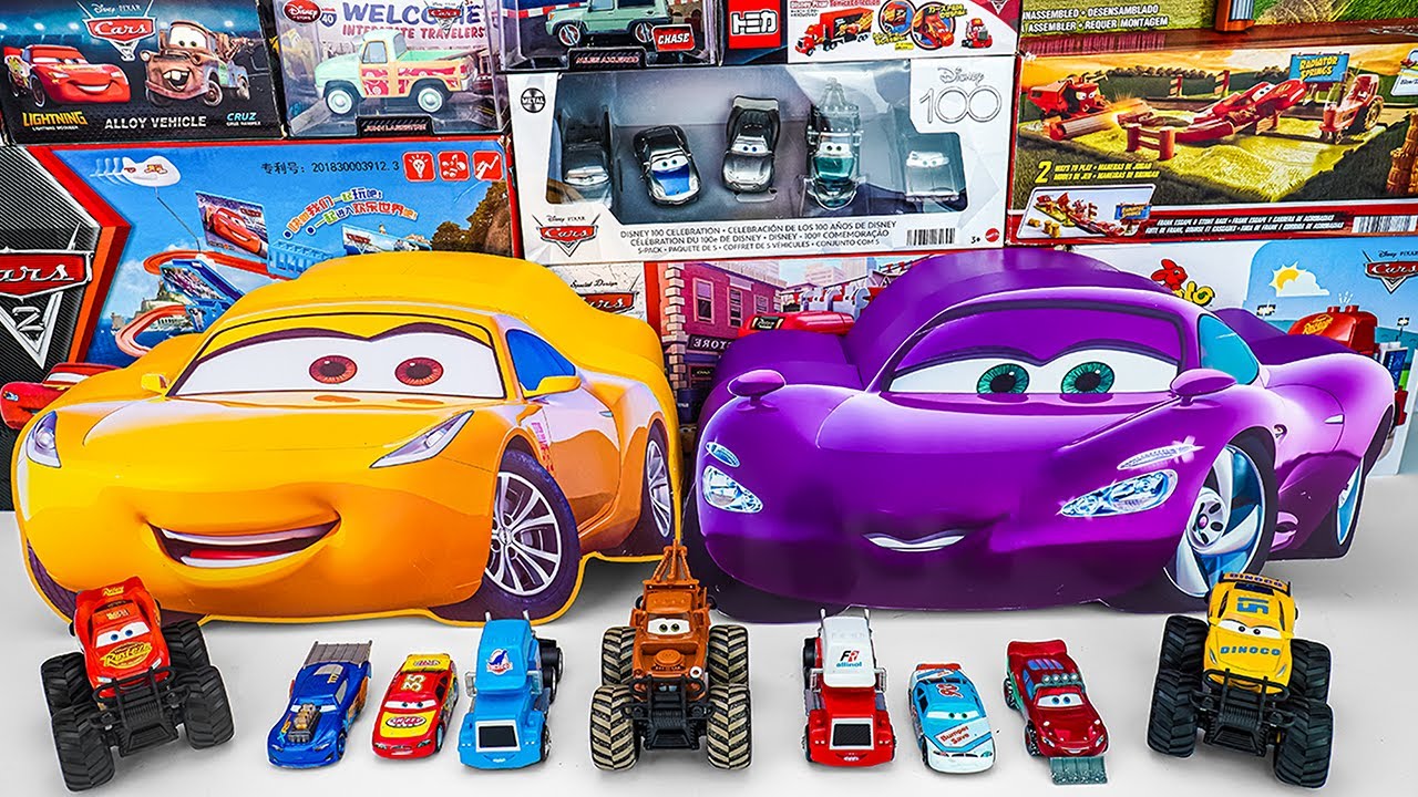 Disney Pixar Cars Unboxing Review| Lightning McQueen, Mystery Holley ...