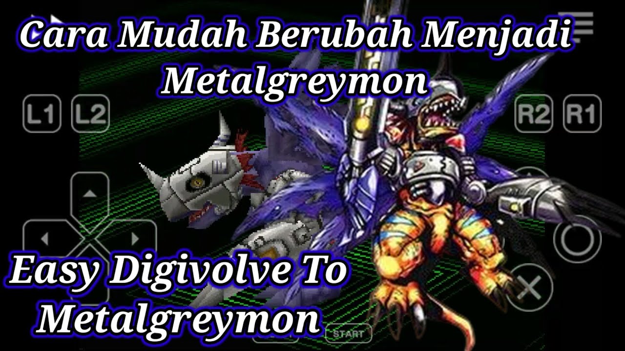 Cara Mudah Berubah Menjadi Metalgreymon!!! Easy Tutorial Digivolve To ...