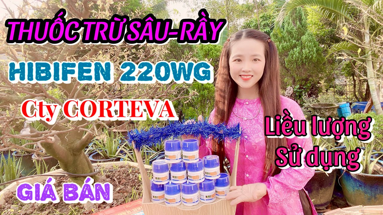 THUỐC TRỪ SÂU RẦY HIBIFEN 220WG CỦA CTY CORTEVA KIỂM SOÁT TỐT SÂU CUỐN ...