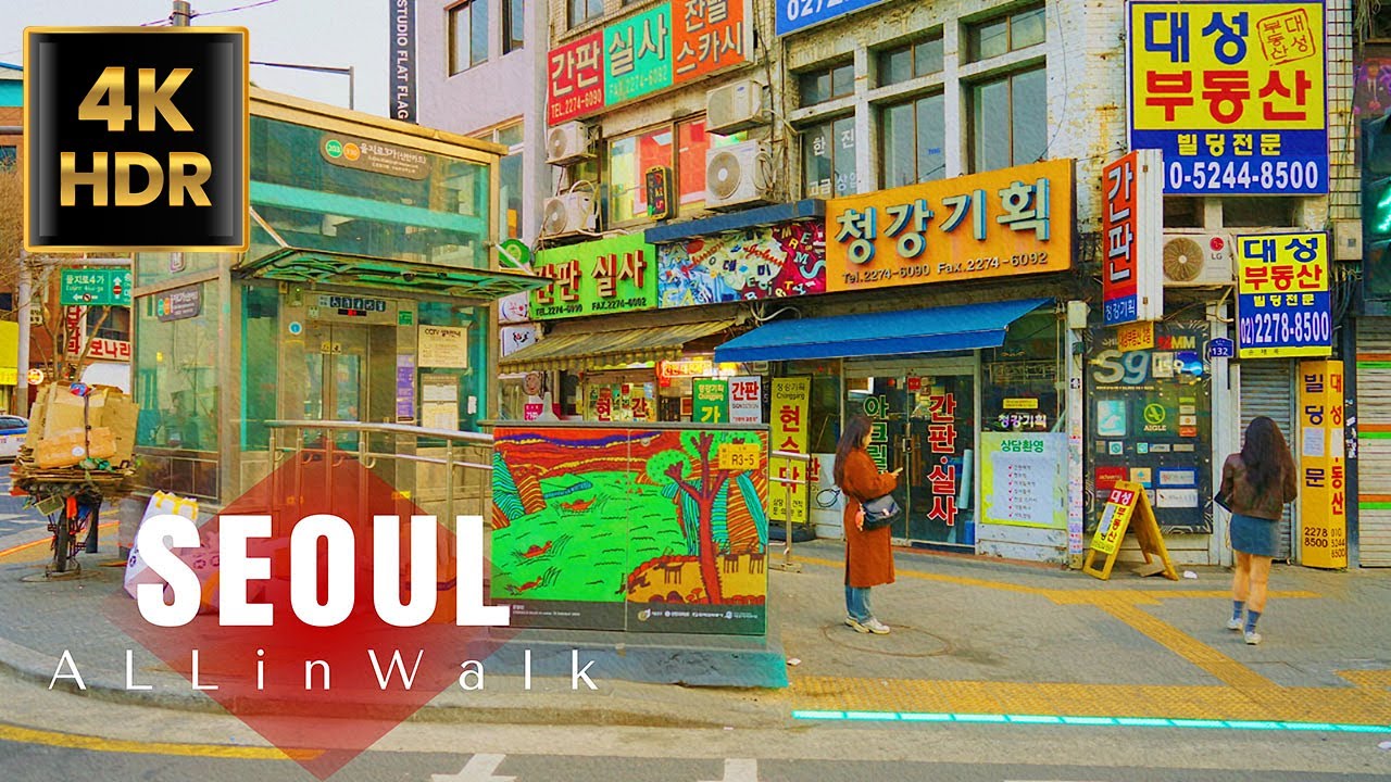 4K Seoul - Evening Walk from Dongdaemun to Myeongdong | 4K HDR | 4K ...