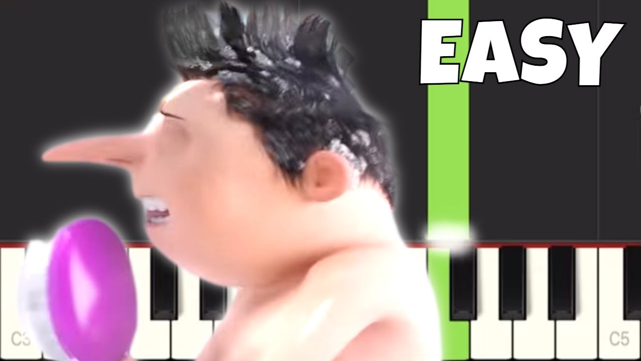 Minions 2 - Young Gru Singing - EASY Piano Tutorial - YouTube