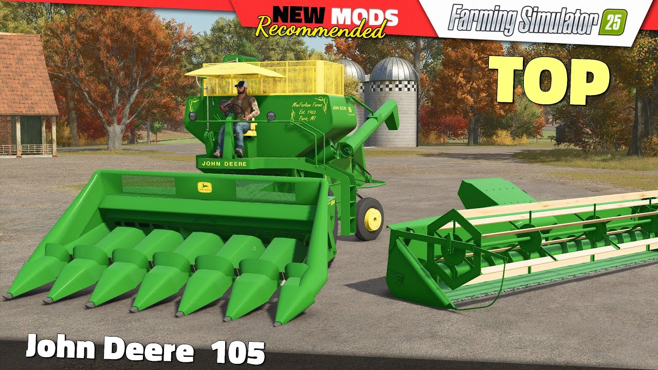 FS25 | John Deere 105 (by Canada FS) - Farming Simulator 25 Mods Review ...