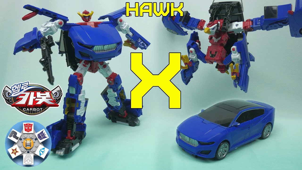 It's a bird? It's a car! 🐦Hello Carbot Hawk X Review | 헬로카봇 호크 X 원어민 영어 ...