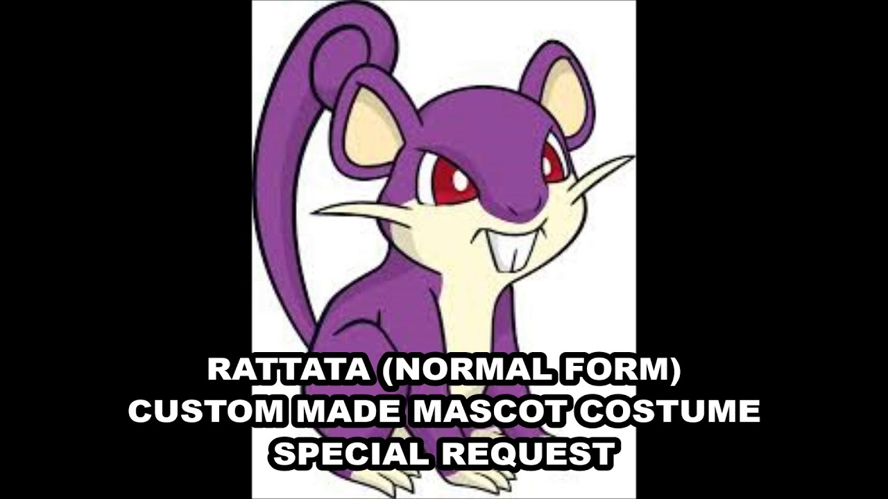 A Special Request To Make Mascot Costume Ideas: Rattata (Pokemon) - YouTube