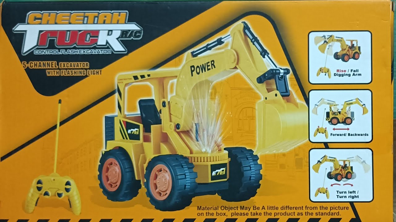 Rc JCB unboxing and reviews #rc JCB _toy tv hube - YouTube