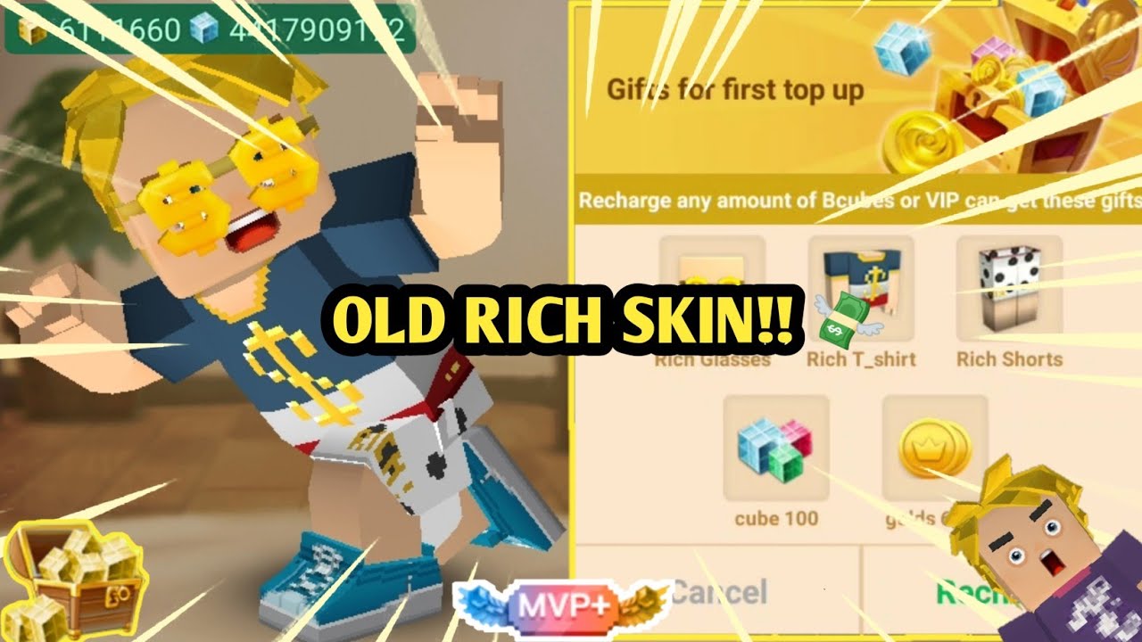 HOW TO GET OLD RICH SKIN?! 💸 [Blockman Go!!] - YouTube