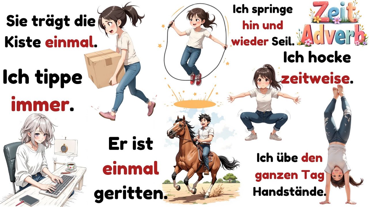German Time Adverbs: Improve Your Language Skills Today! 📈🕰️ - YouTube