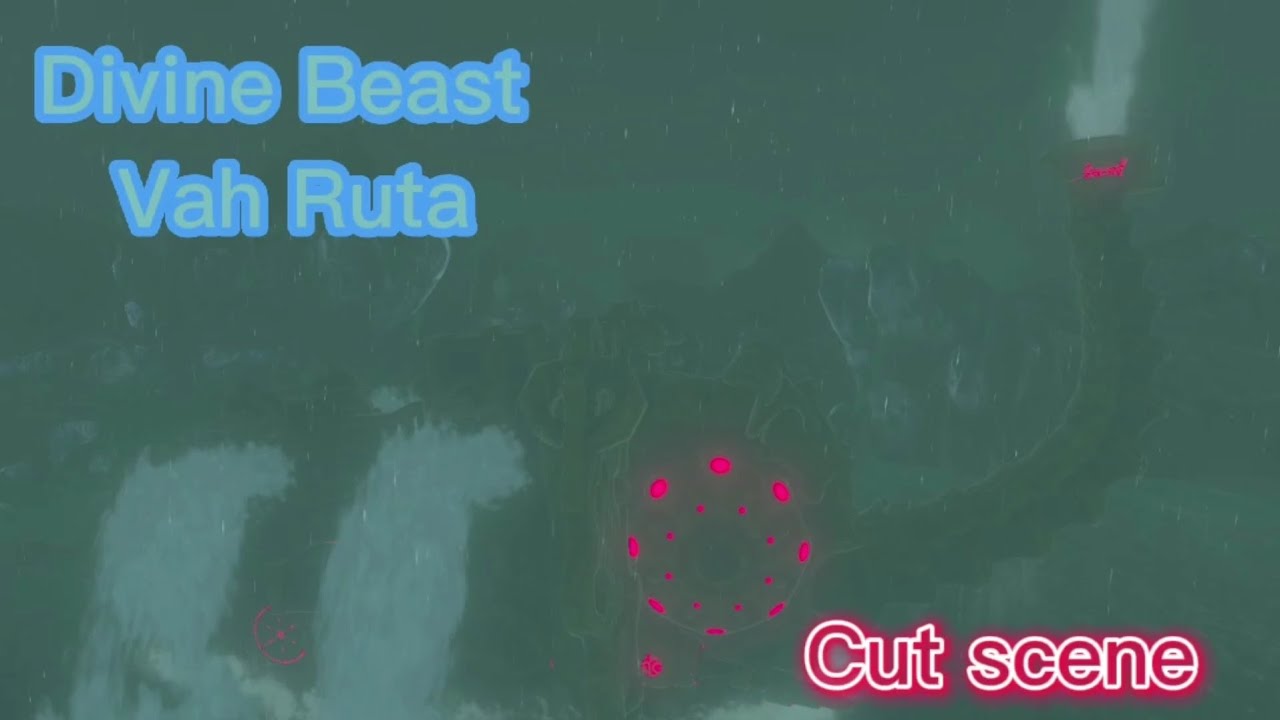 Divine Beast Vah Ruta cut scene (The Legend of Zelda breath of the wild ...