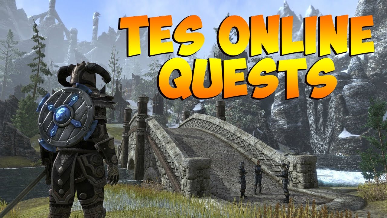 Elder Scrolls Online Quest - Hostile Situation - YouTube