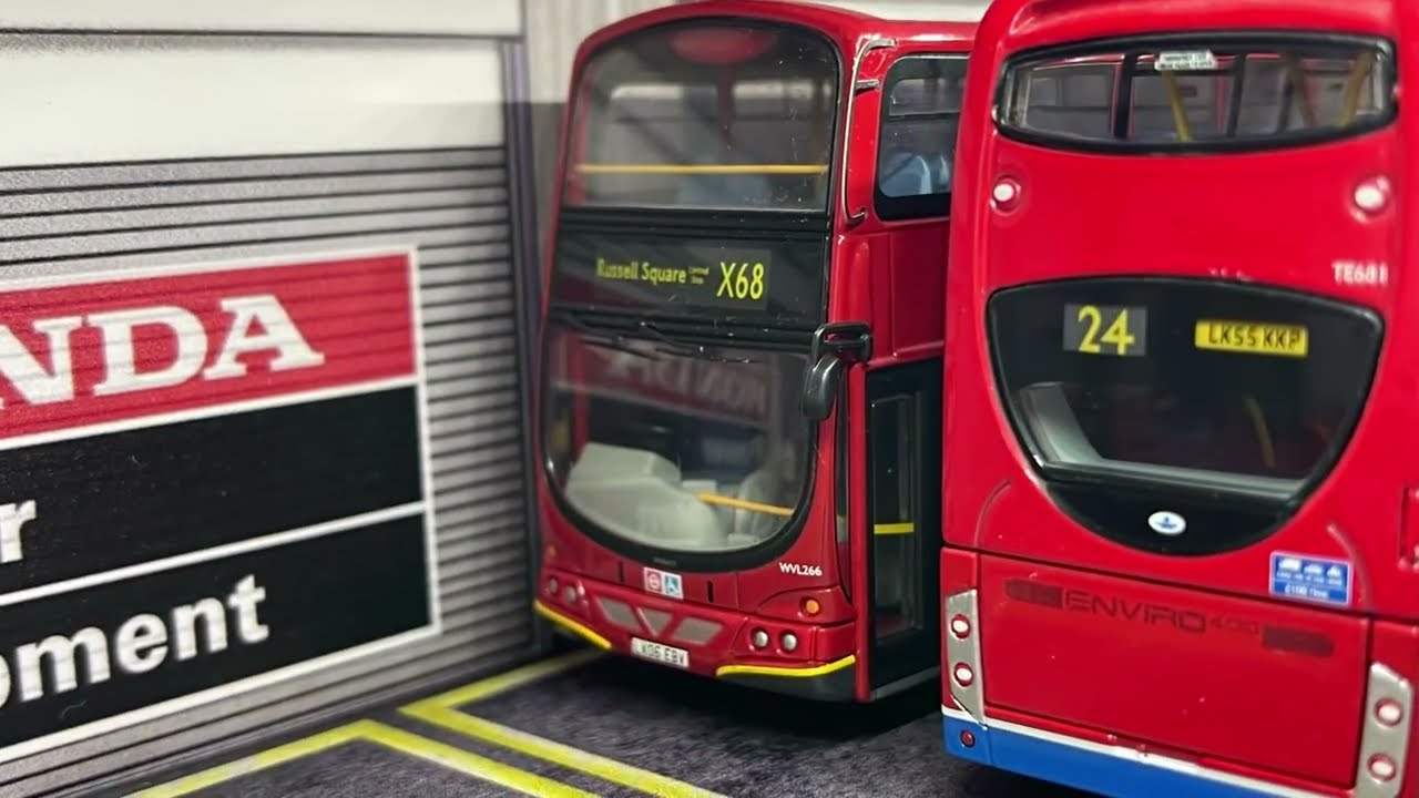 1:76 Scale Bus Garage - YouTube