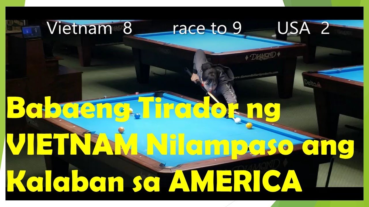 Amazing Lady Pool Player from Vietnam won the 9 Ball Tournament. - YouTube