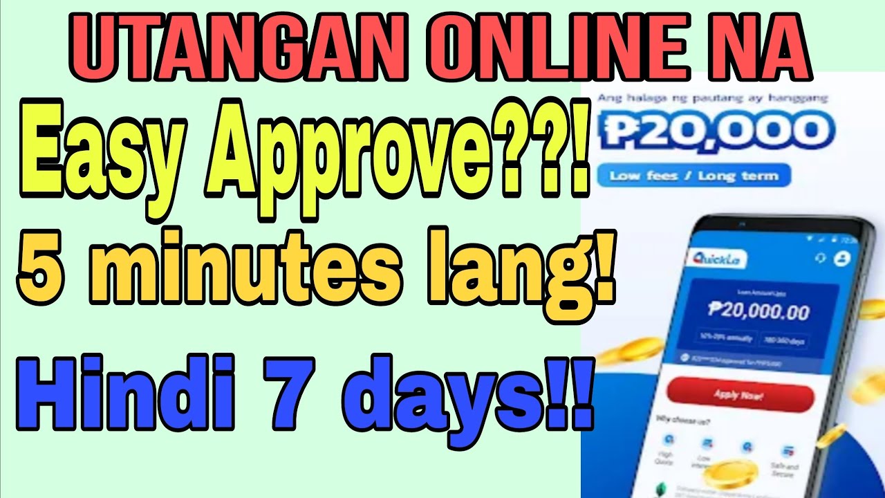Hindi 7 days, Easy approved, 5minutes Lang!!! Quickla loan Review - YouTube