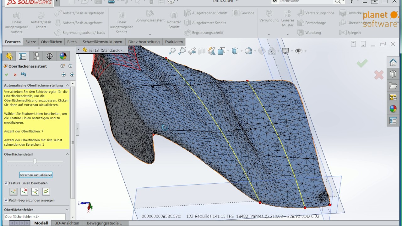 ScanTo3D - vom Netz zum Volumenkörper - YouTube