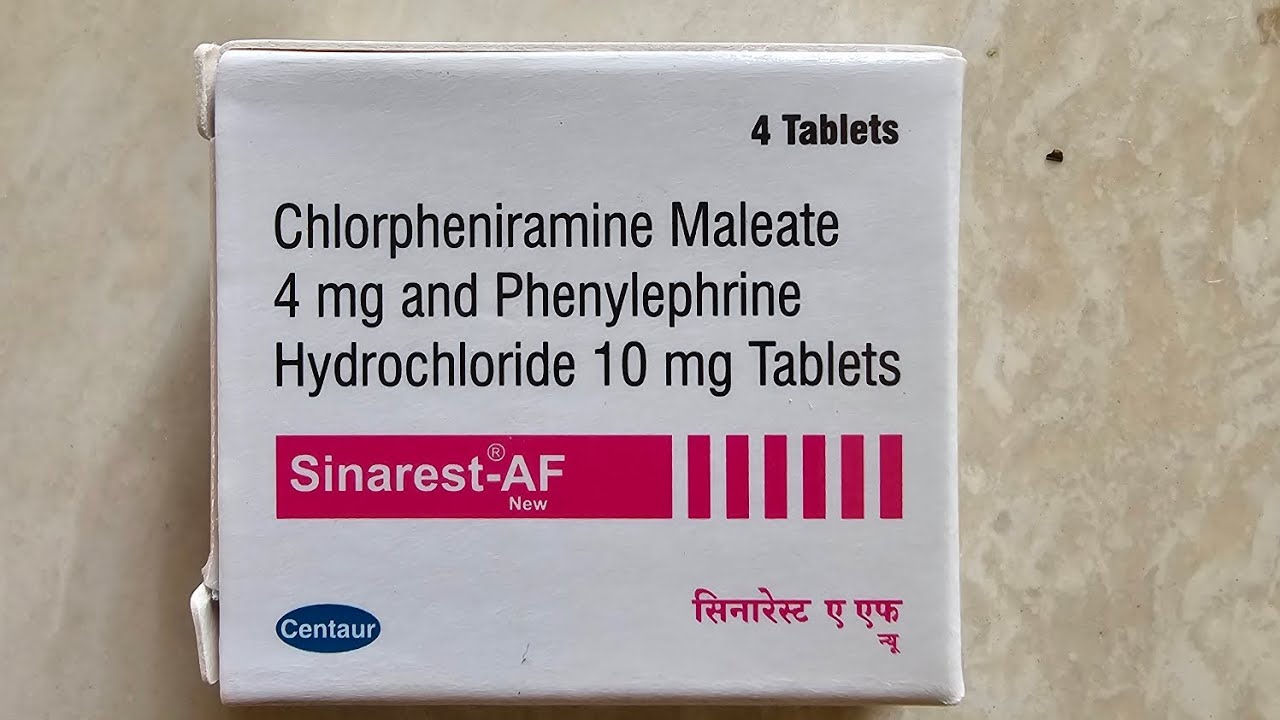 Brand Name Series | Drug #373 | Tab Sinarest AF | Anticold | Rhinitis ...