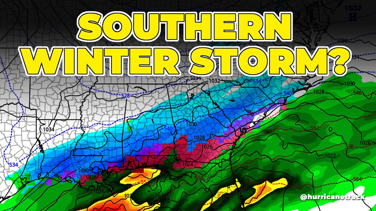 Southern Winter Storm Possible Next Week: LIVE Discussion With Mark ...