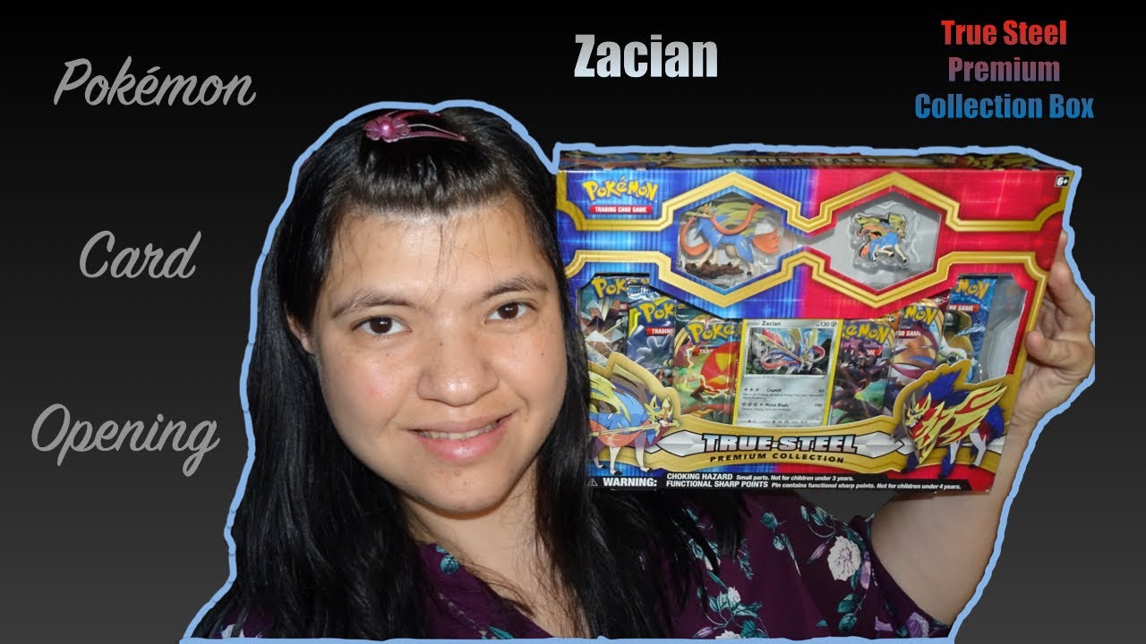 Pokemon Zacian True Steel Premium Collection Box - YouTube