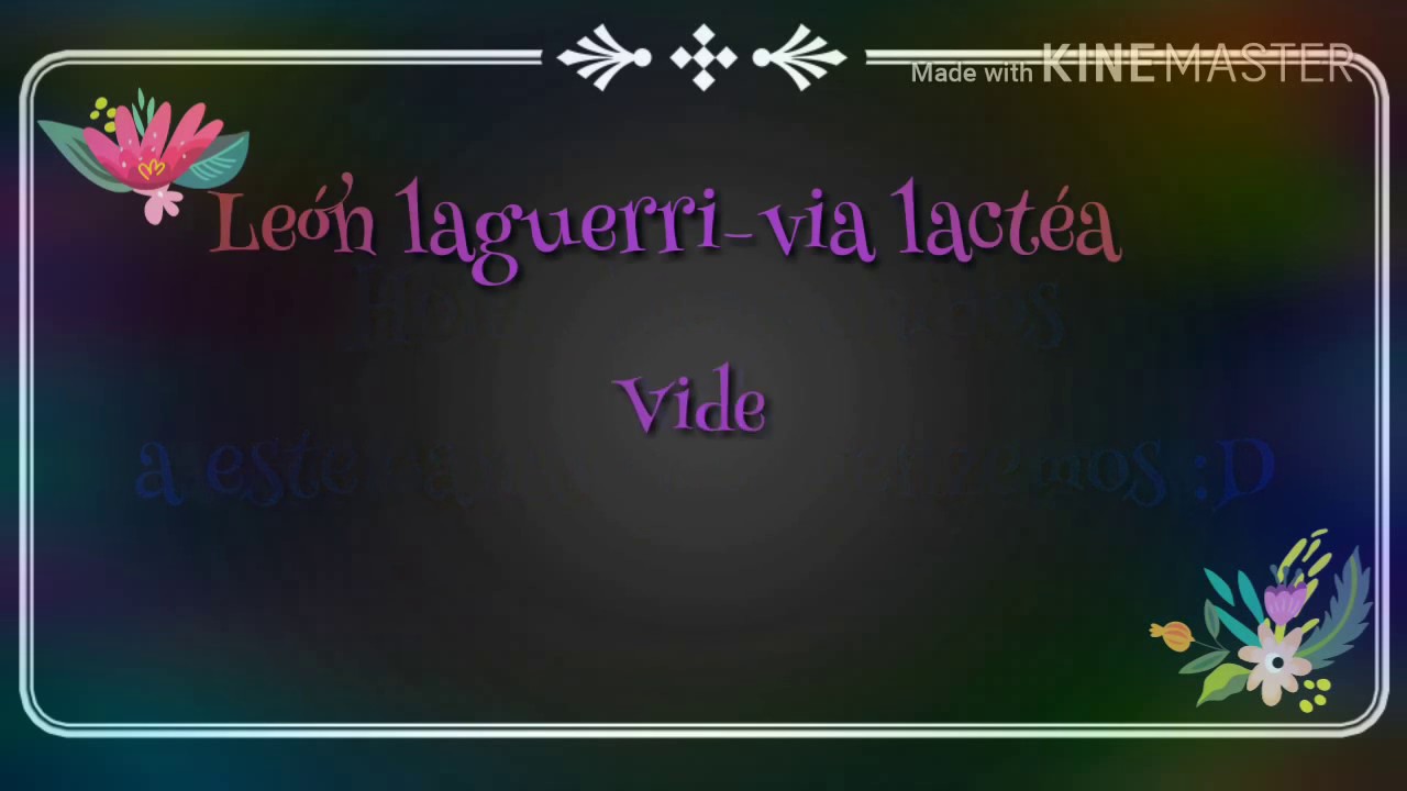 Vía lactea - zoe letra - YouTube