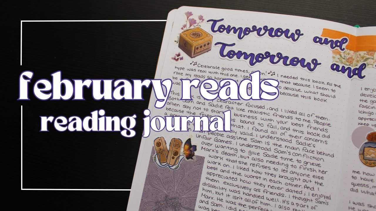 february 2024 reads | reading journal wrap up - YouTube