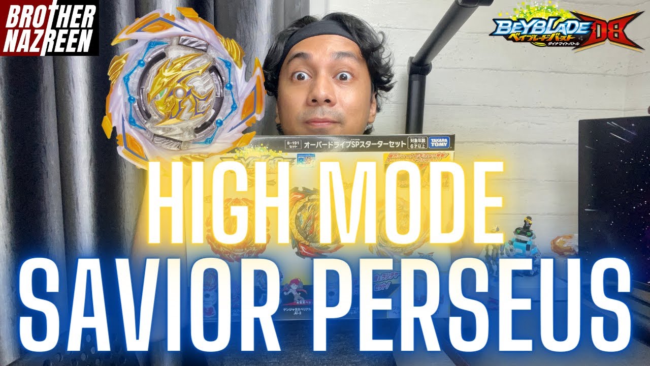 SENANG BURST! B-191 Savior Perseus High Mode | Beyblade Burst Dynamite ...