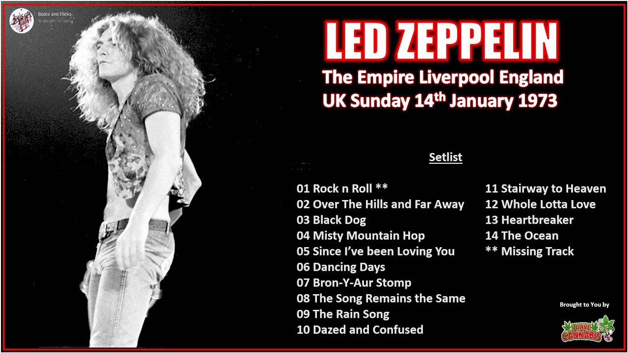 Led Zeppelin Liverpool UK 14-01-1973 [VG-Ex Q SBD Rec] - YouTube