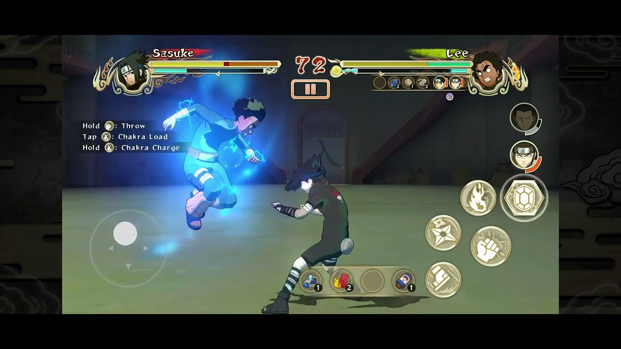 Sasuke vs rock lee 7th gate ( difficulty : insane) - YouTube