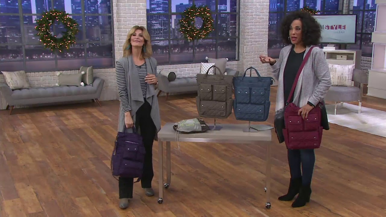 Lug North/South Designer Tote -Charleston on QVC - YouTube