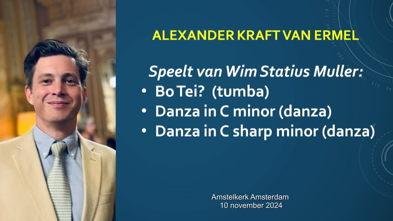 Alexander Kraft van Ermel - Hommage Wim Statius Muller (deel 1) - YouTube
