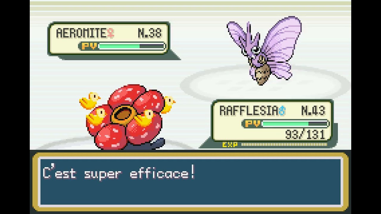 Pokémon FireRed Version (French) - Gym Leader Sabrina - YouTube