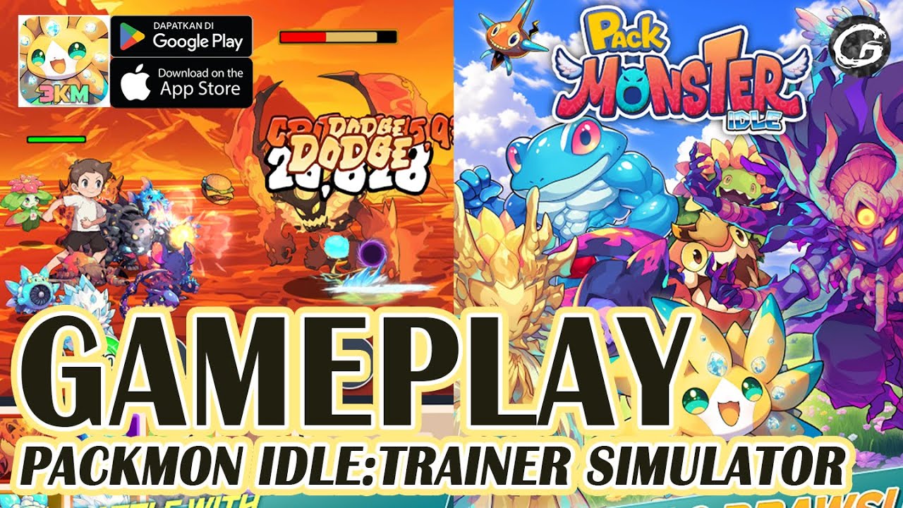 PackMon Idle:Trainer Simulator Gameplay - Mobile Game (Android/IOS ...