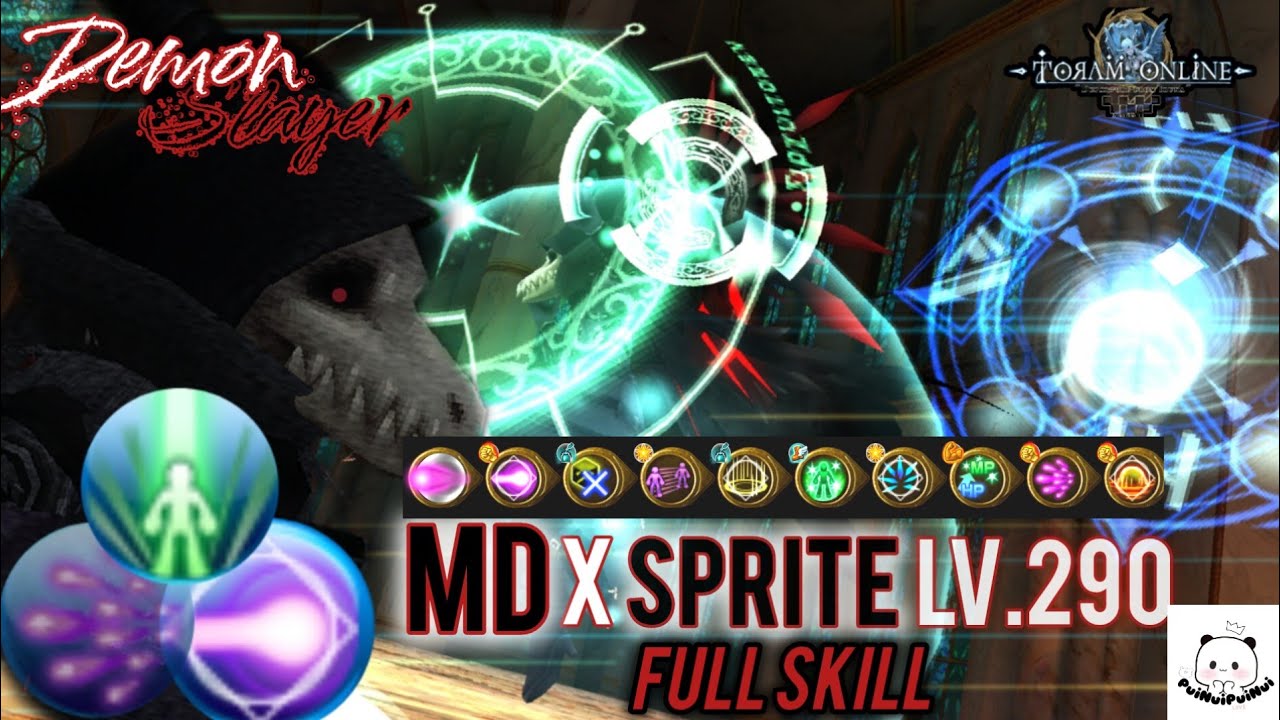 Toram online | Demon slayer• Magic Device sprite Lv290 Build• Dps ...