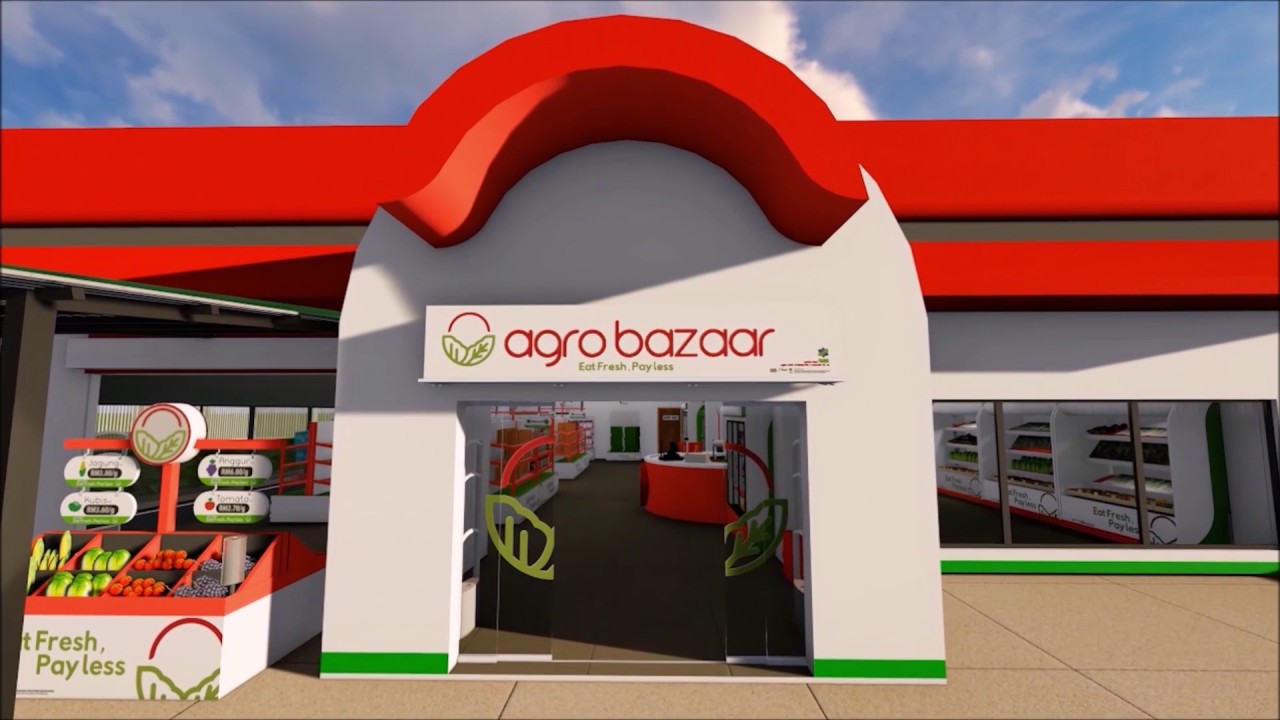 3D Model design - Agrobazaar Supermarket - YouTube