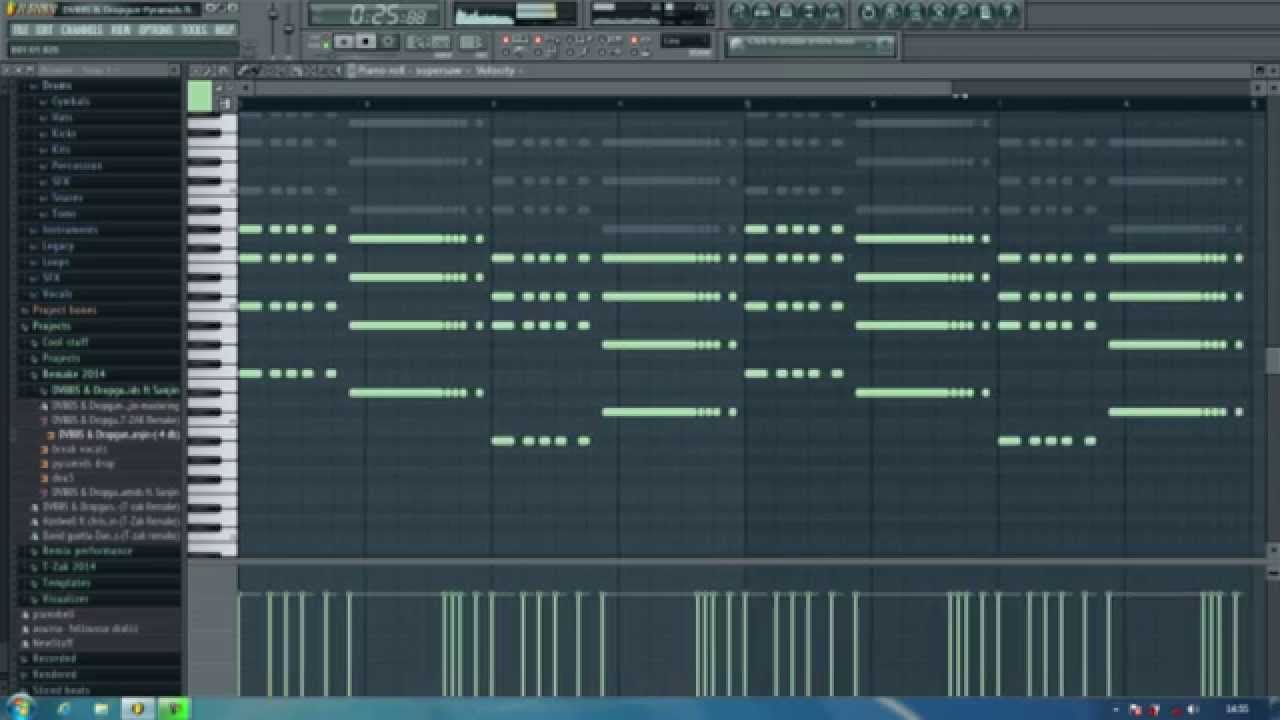DVBBS & Dropgun - Pyramids ft. Sanjin (FL Studio) - YouTube
