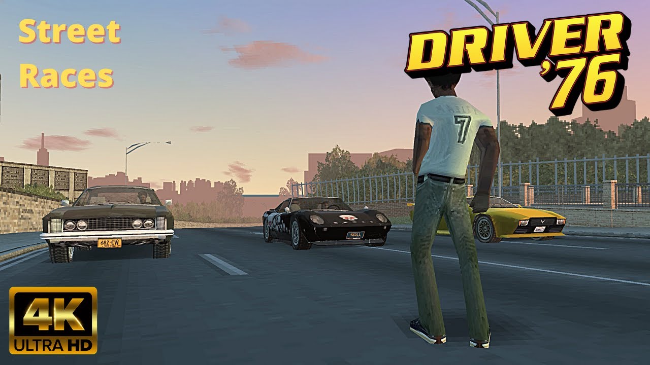 Driver '76 [4K60][PSP] - Street Races (Perfect Times) - YouTube