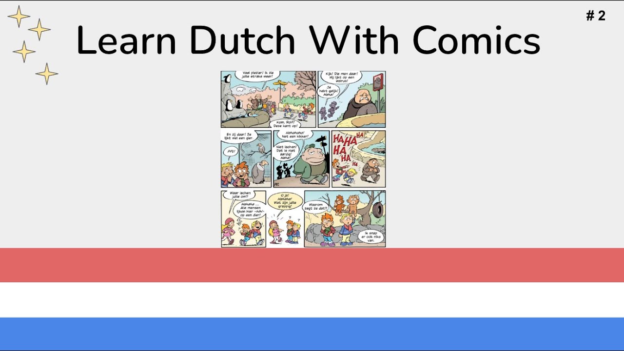 Learn Easy DUTCH with COMICS (#2) | the best way. - YouTube