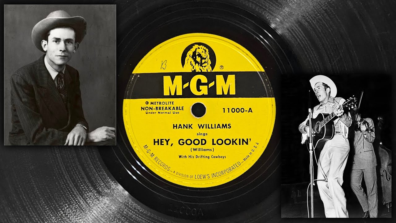 Hank Williams w/ His Drifting Cowboys - Hey, Good Lookin' ~1951 - YouTube